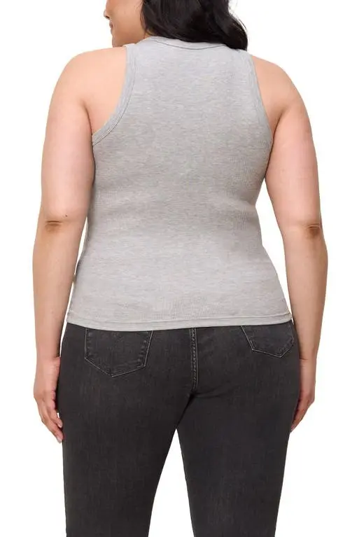 THE STANDARD STITCH Rib Tank - Heather Grey