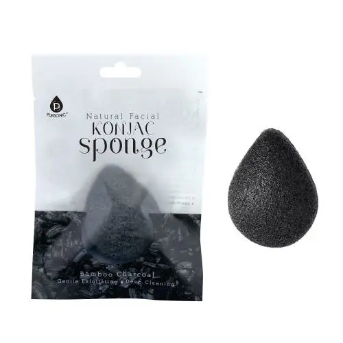 PURSONIC Natural Charcoal Konjac Sponge
