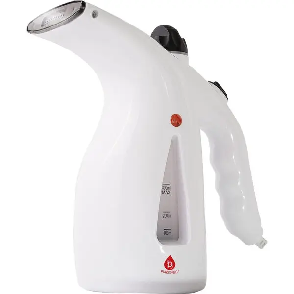 PURSONIC Handheld Travel Clothes Garment Steamer - White