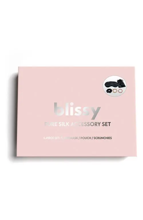 BLISSY Mulberry Silk 5-piece Travel Set