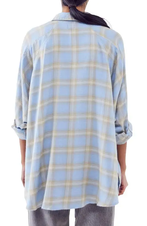 BDG URBAN OUTFITTERS Brendon Plaid Button-up Shirt - Blue