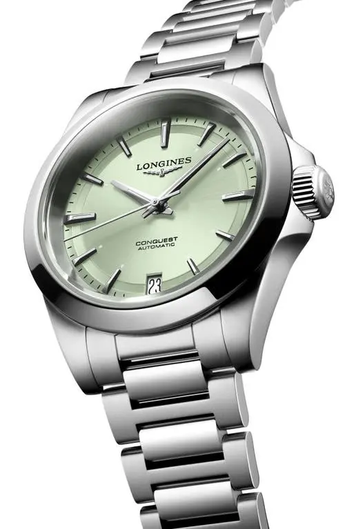 LONGINES Conquest Automatic Bracelet Watch - Green