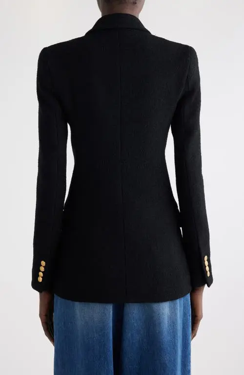 Chloé Fitted Wool Blend Bouclé Blazer