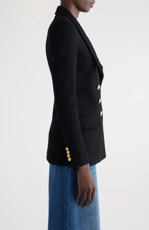 Chloé Fitted Wool Blend Bouclé Blazer