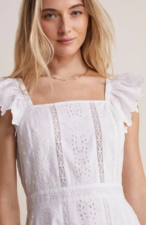 vineyard vines embroidered dress Vine Floral Embroidered Long Sleeve Mini Dress – Disturbia main image 1