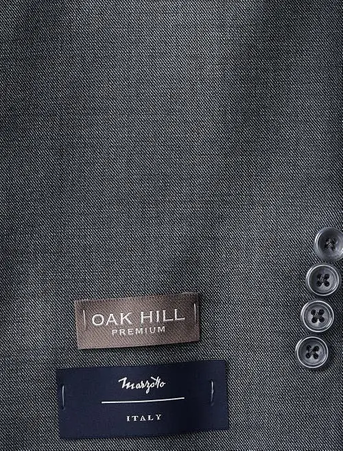 OAK HILL PREMIUM BY DXL Big & Tall Jacket-relaxer Sharkskin Suit Jacket