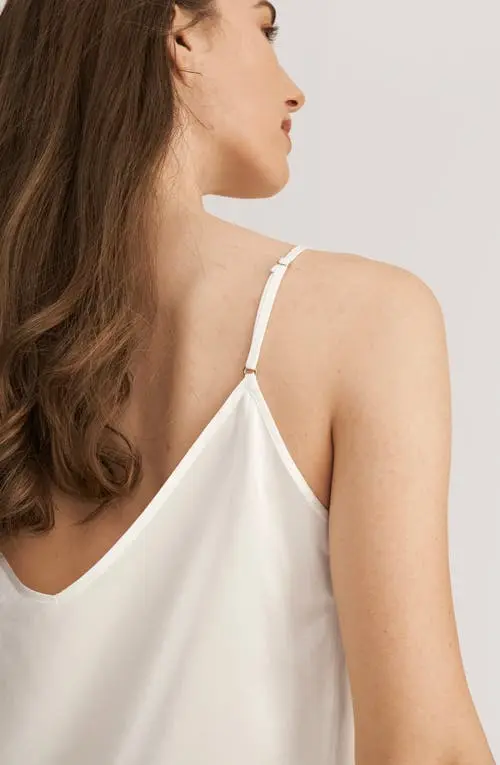 Lilysilk V-neckline Silk Camisole - Ivory