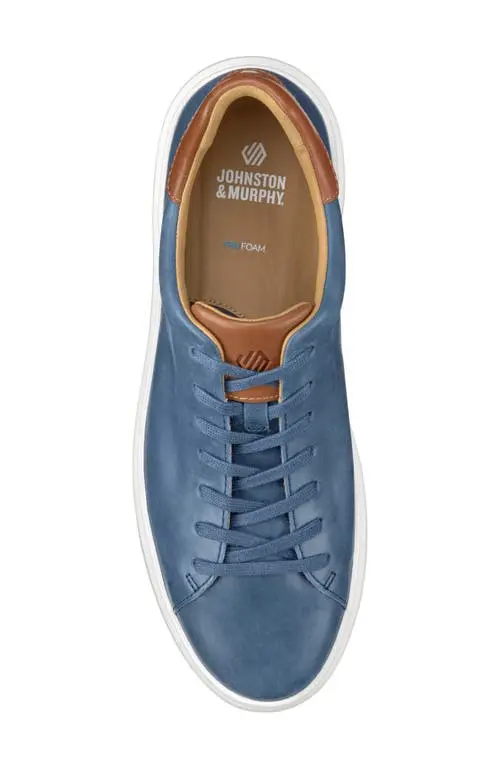 Johnston & Murphy Anders Sneaker - Navy Full Grain