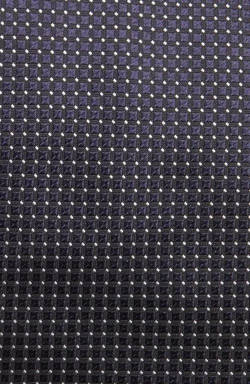 Canali Neat Microdot Silk Tie