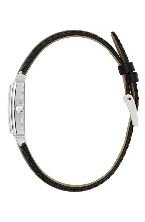 Bulova Sutton Mother-of-pearl Leather Strap Watch