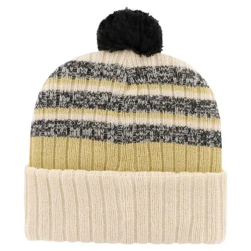 '47 Natural New Orleans Saints Tavern Cuffed Knit Hat With Pom