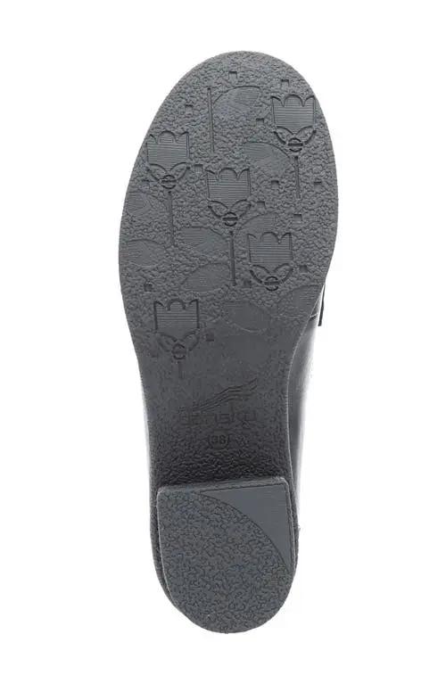 Dansko Danica Waterproof Penny Loafer Pump - Black