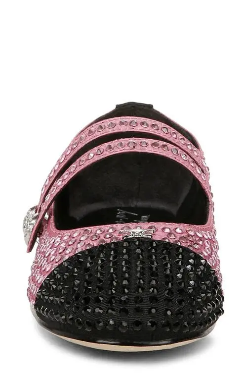 CIRCUS NY BY SAM EDELMAN Circus Ny Zoey Cap Toe Mary Jane Flat - Pink Confetti/ Black
