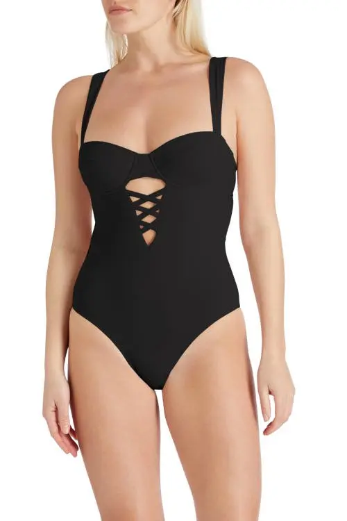 VALIMARE Paris Underwire One-piece Swimsuit - Black