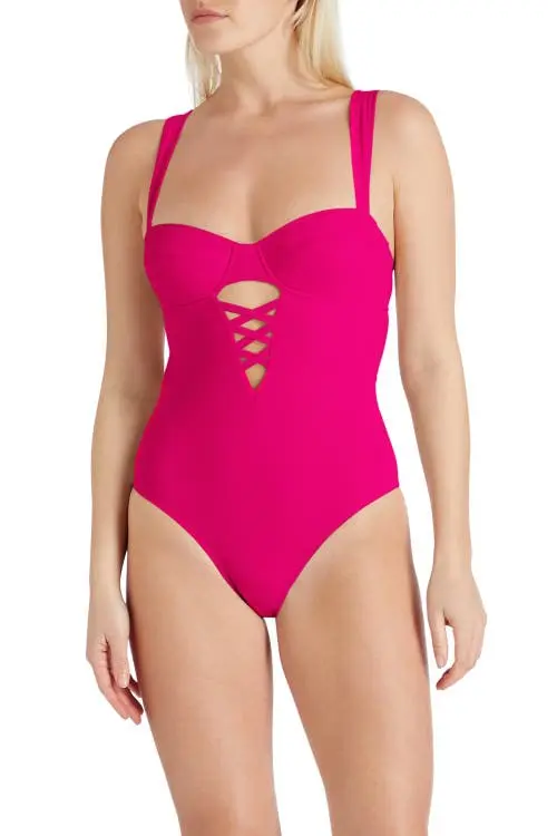 VALIMARE Paris Underwire One-piece Swimsuit - Fuscia