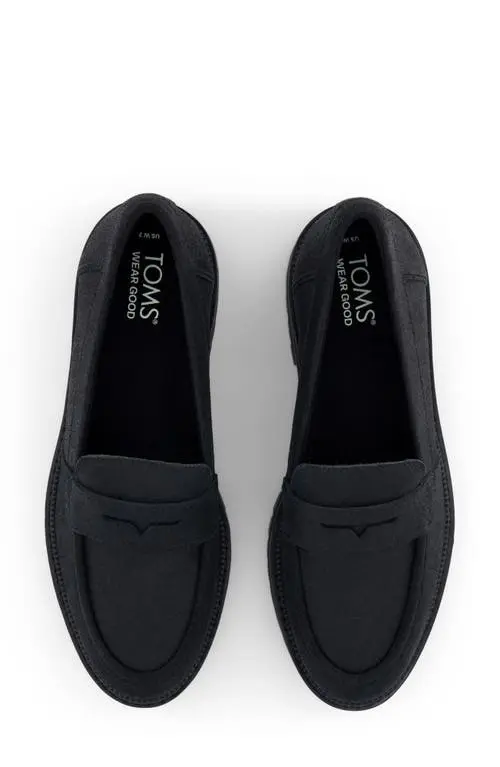 Toms Cara Platform Penny Loafer