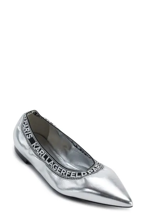 Karl Lagerfeld Paris Vinette Pointed Toe Flat