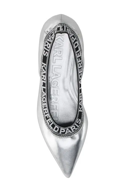 Karl Lagerfeld Paris Vinette Pointed Toe Flat