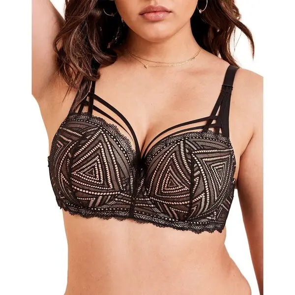 ADORE ME Trezza Contour Balconette Bra - Black