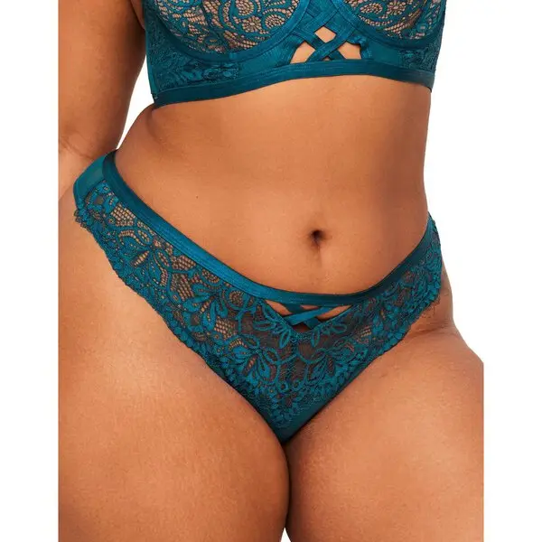 ADORE ME Diara Thong Panties - Dark Blue