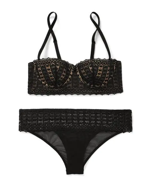 ADORE ME Nymphadora Contour Balconette Bra - Black