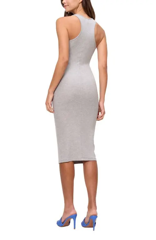 THE STANDARD STITCH Racerback Midi Dress - Heather Grey