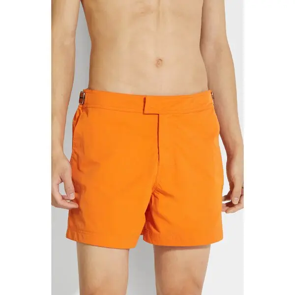 Zegna Nylon Swim Trunks - Arancio Di Namibia