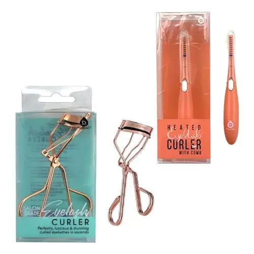 PURSONIC Salon Eyelash Curler & Heated Eyelash Curler - Multicolor