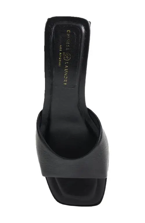 Chinese Laundry Liinda Slide Sandal - Black
