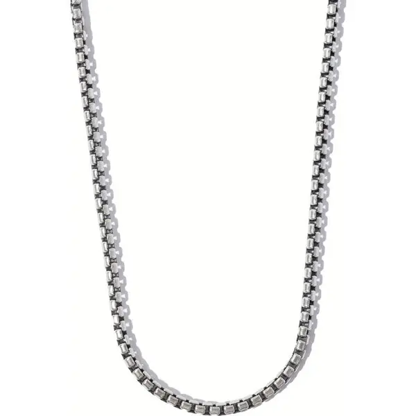MIRANDA FRYE Jasper Chain Necklace - Silver