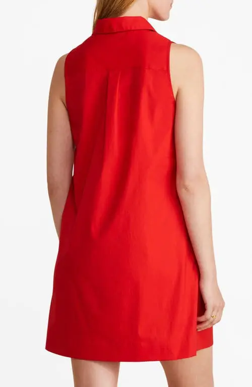 Vineyard Vines Sleeveless Cotton Poplin Minidress