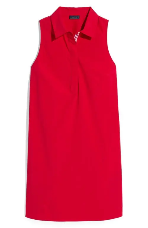 Vineyard Vines Sleeveless Cotton Poplin Minidress