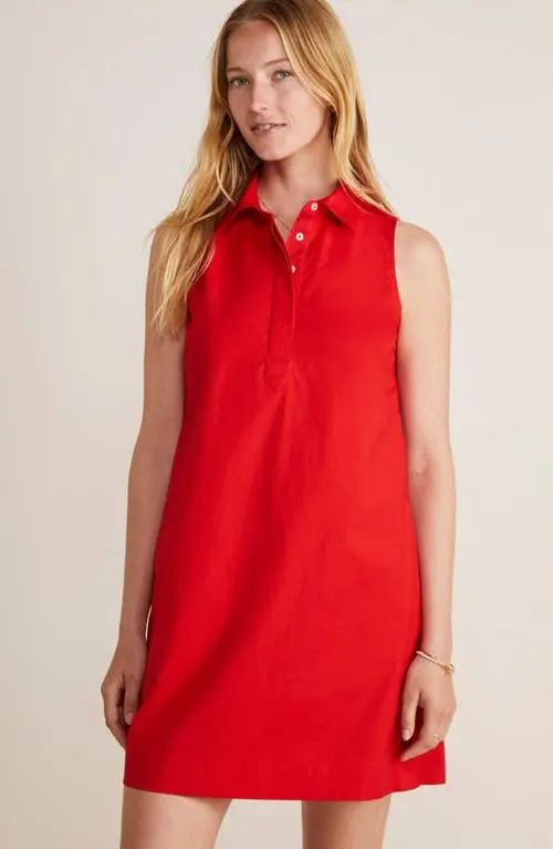Vineyard Vines Sleeveless Cotton Poplin Minidress