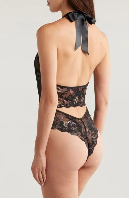 COQUETTE Lace Open Gusset Teddy