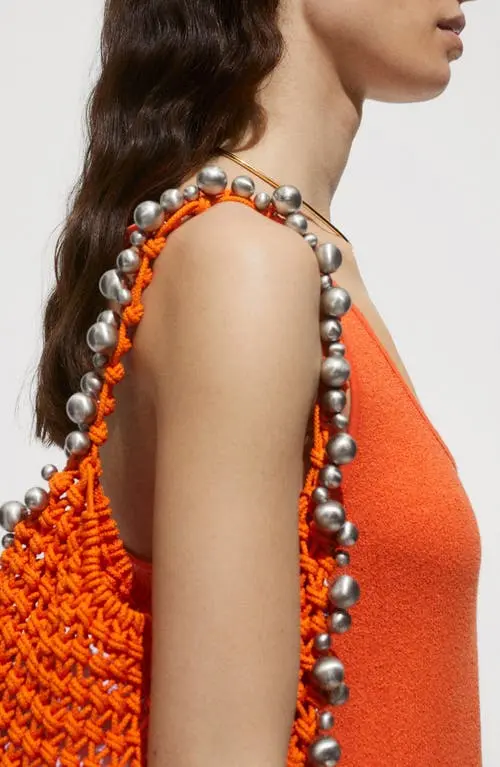 Mango Racerback Knit Dress In Orange - 30% Off | Editorialist
