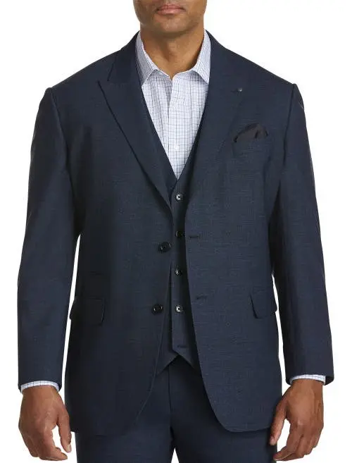 SYNRGY BY DXL Relaxer Performance Mélange Suit Jacket