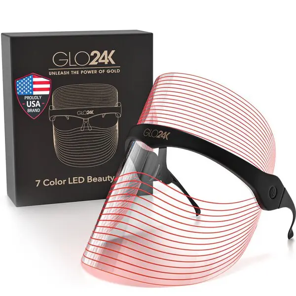 GLO24K 7 Color Led Beauty Mask - Na