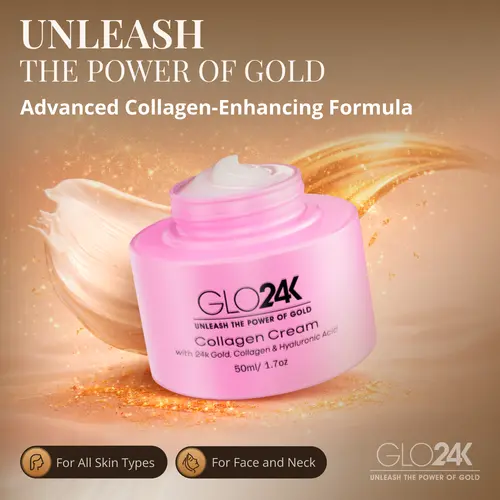 GLO24K Collagen Face & Neck Cream - Na