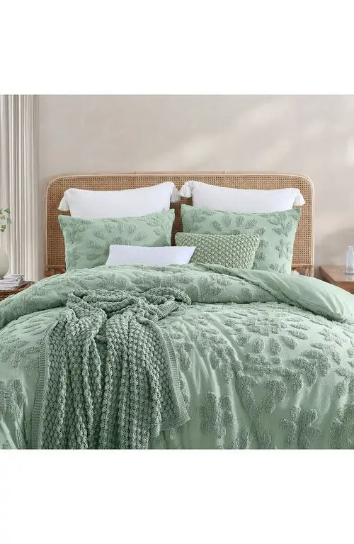 PERI HOME Crochet Knit Cotton Throw Blanket