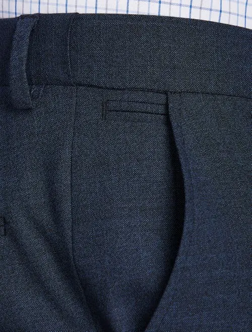 SYNRGY BY DXL Performance Mélange Flat-front Suit Pants