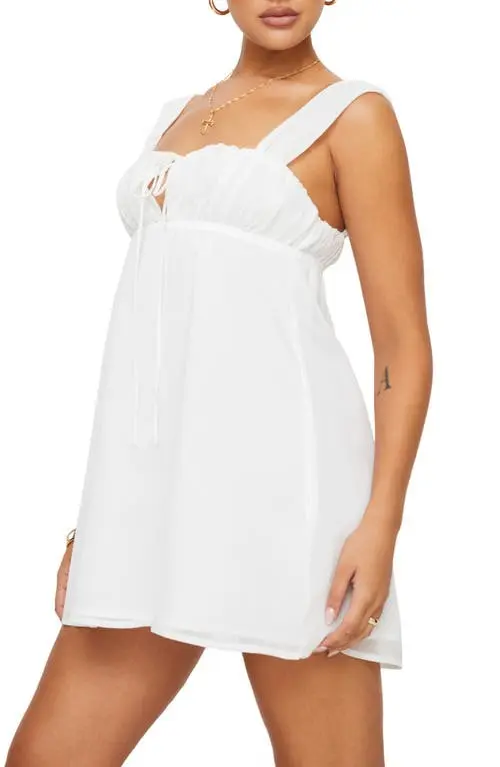 strapless open back dress Ortega Mini Dress Black main image 0