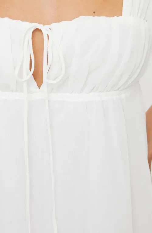 strapless open back dress Celena Mini Dress Burn Out Black Tall