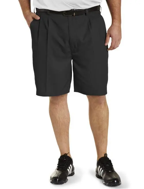 REEBOK Golf Performance Pleated Shorts - Black