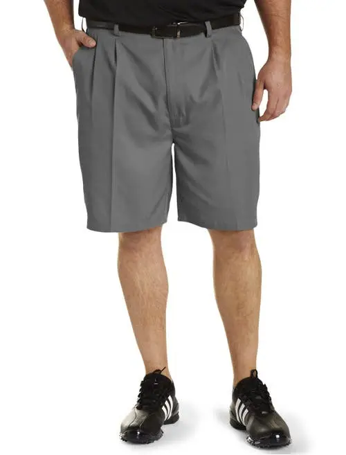 REEBOK Golf Performance Pleated Shorts - Grey