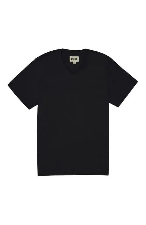 PACT Organic Softspun V-neck Tee - Black