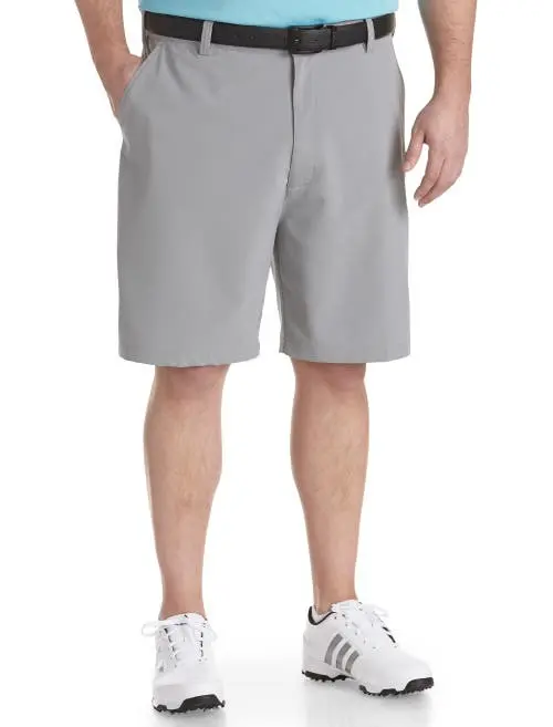 REEBOK Big & Tall Golf Performance Flat-front Shorts - Grey
