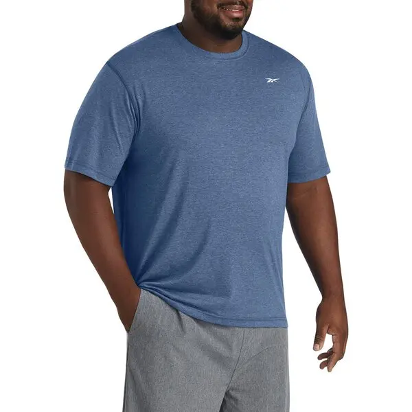 REEBOK Performance Tech T-shirt - Warped Blue Heather
