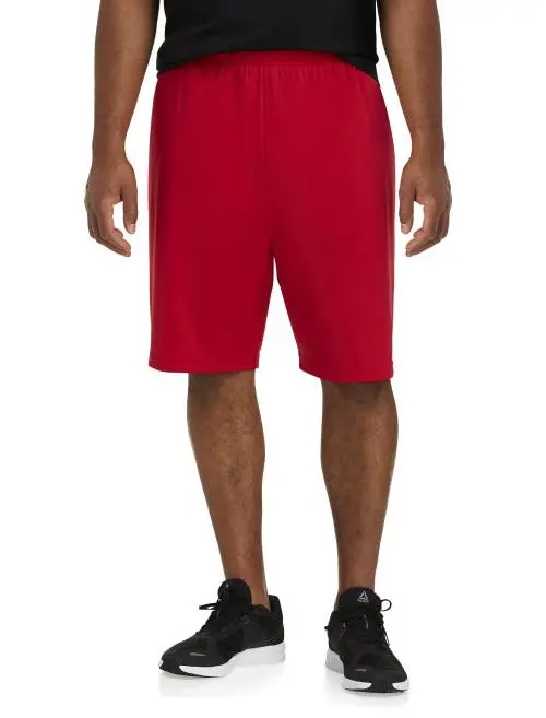 REEBOK Performance Athletic Shorts - Ex Red Black