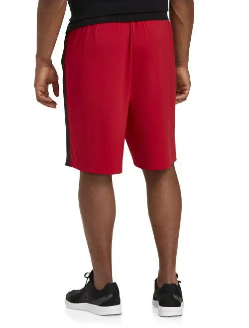 REEBOK Performance Athletic Shorts - Ex Red Black