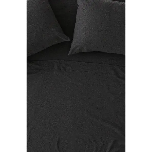 PACT Organic Favorite Tee Jersey Pillowcase 2-pack - Charcoal Heather